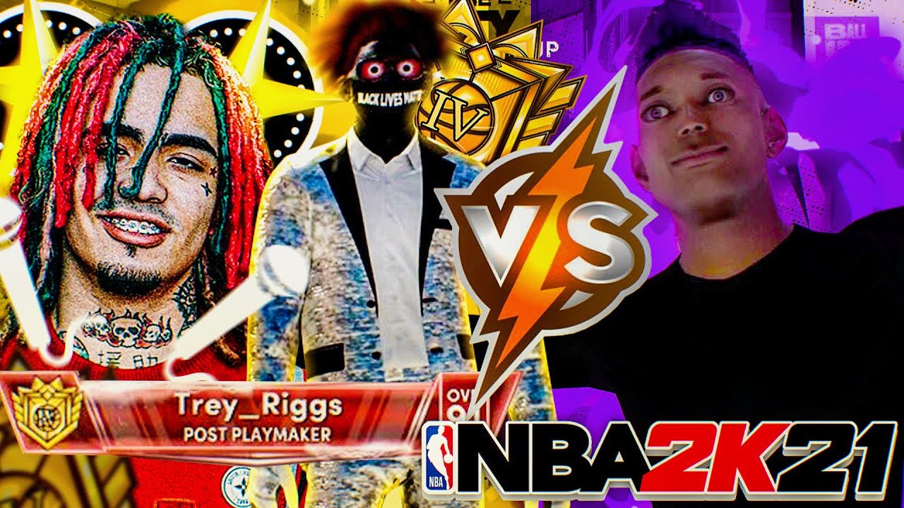 I pulled up on LIL PUMP & TOP REP TREY RIGGS on NBA2k21 NEXT GEN AND ...