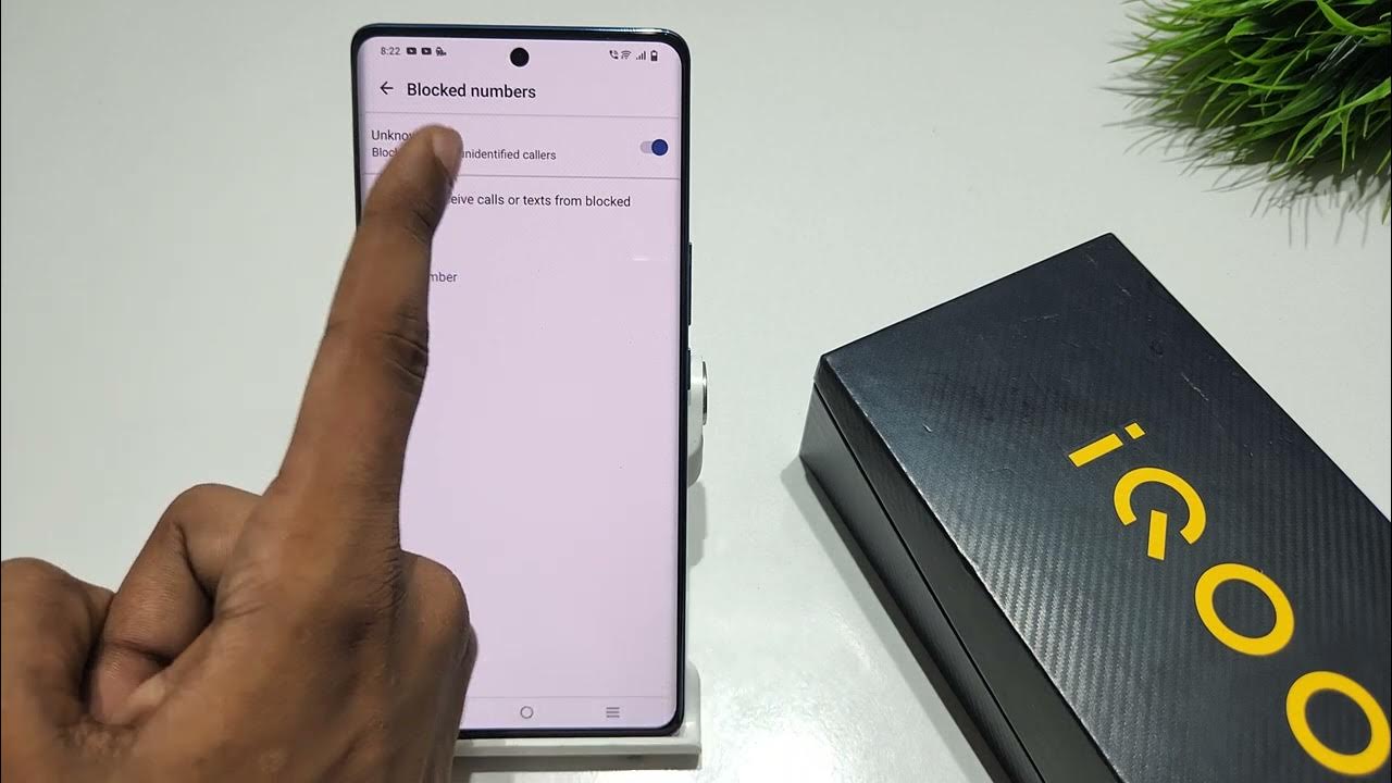How to block unknown callers in Iqoo z7 pro | Iqoo neo 7 pro call block setting - YouTube