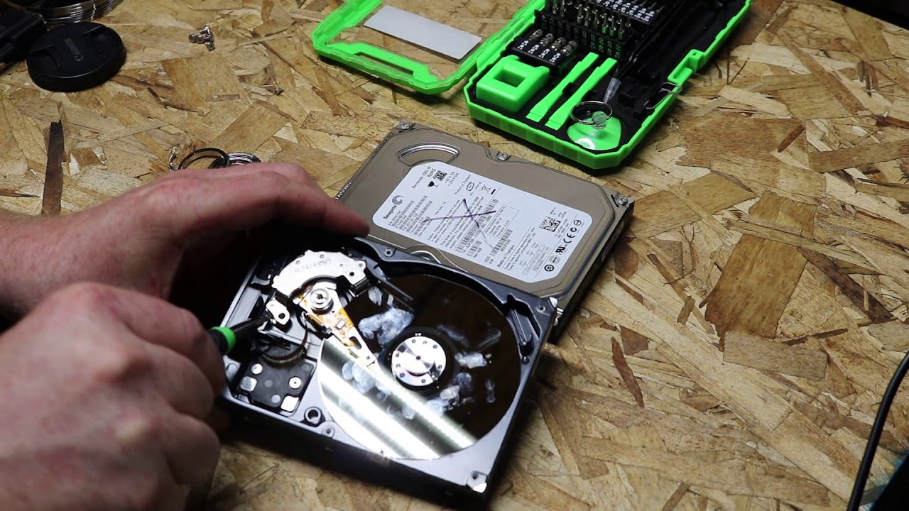 Hard drive recycle - YouTube