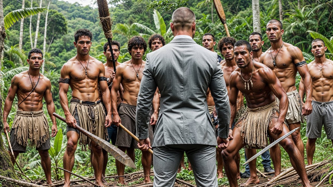 The Brazilian treasure hunters face a bulky man in a suit, unaware he's ...