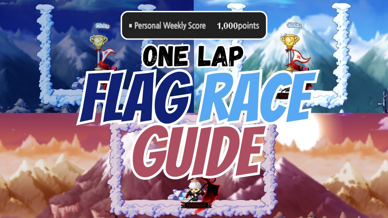 [MapleStory] One Lap Flag Race Guide - YouTube