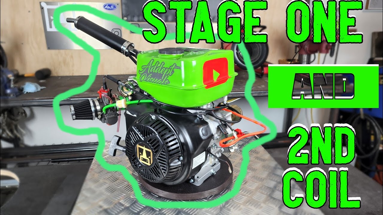 420cc Engine stage 1 kit and secondary charging coil! Part 1. - YouTube