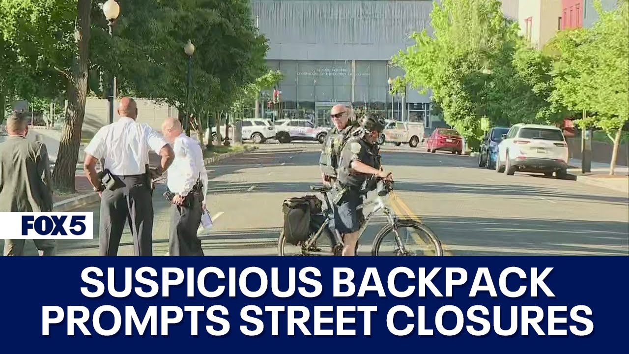 Suspicious backpack prompts street closures near DC Superior Court ...