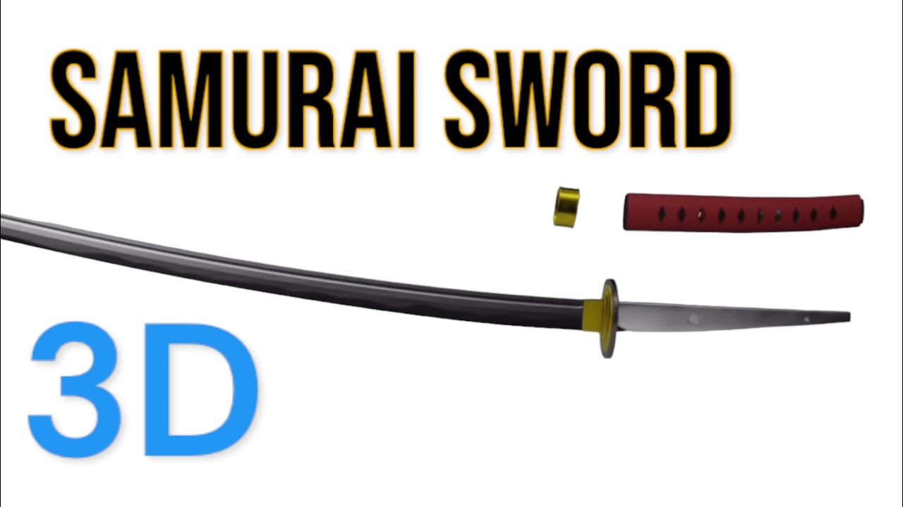 SAMURAI SWORD 3D Animation - YouTube
