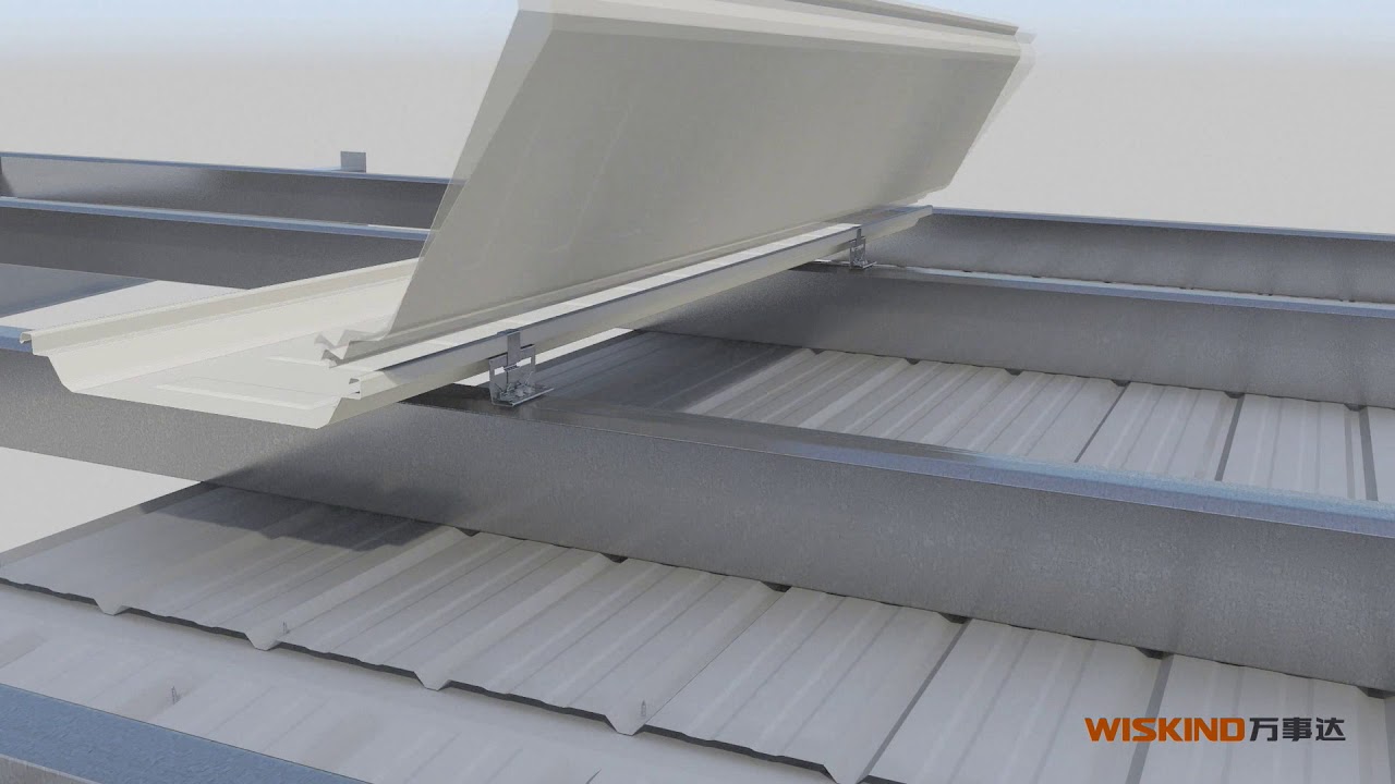 The installation of the roof ridge - YouTube