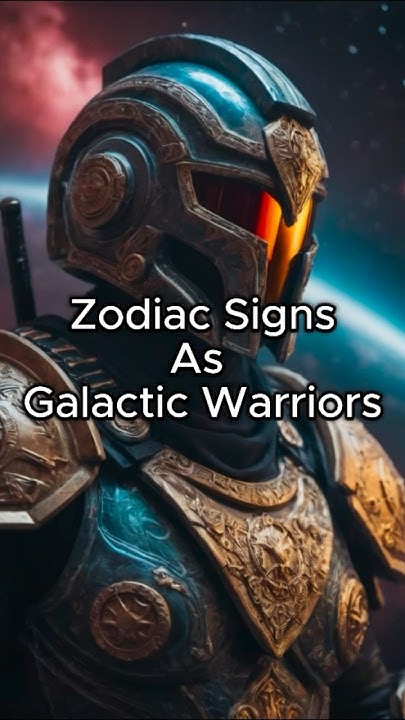 AI Generates Zodiac Signs as Galactic Warriors - YouTube