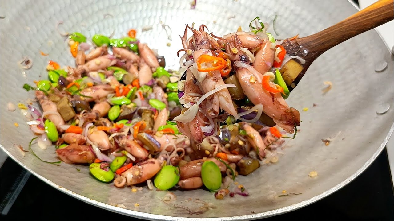 Cumi Asin Dimasak Begini Bikin Boros Nasi - YouTube