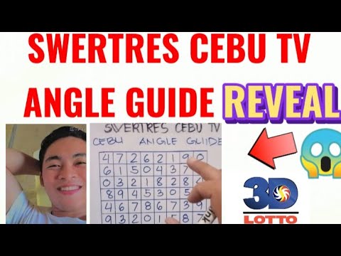 SWERTRES CEBU TV angle guide reveal 3D lotto /STL VISMIN 😱 - YouTube