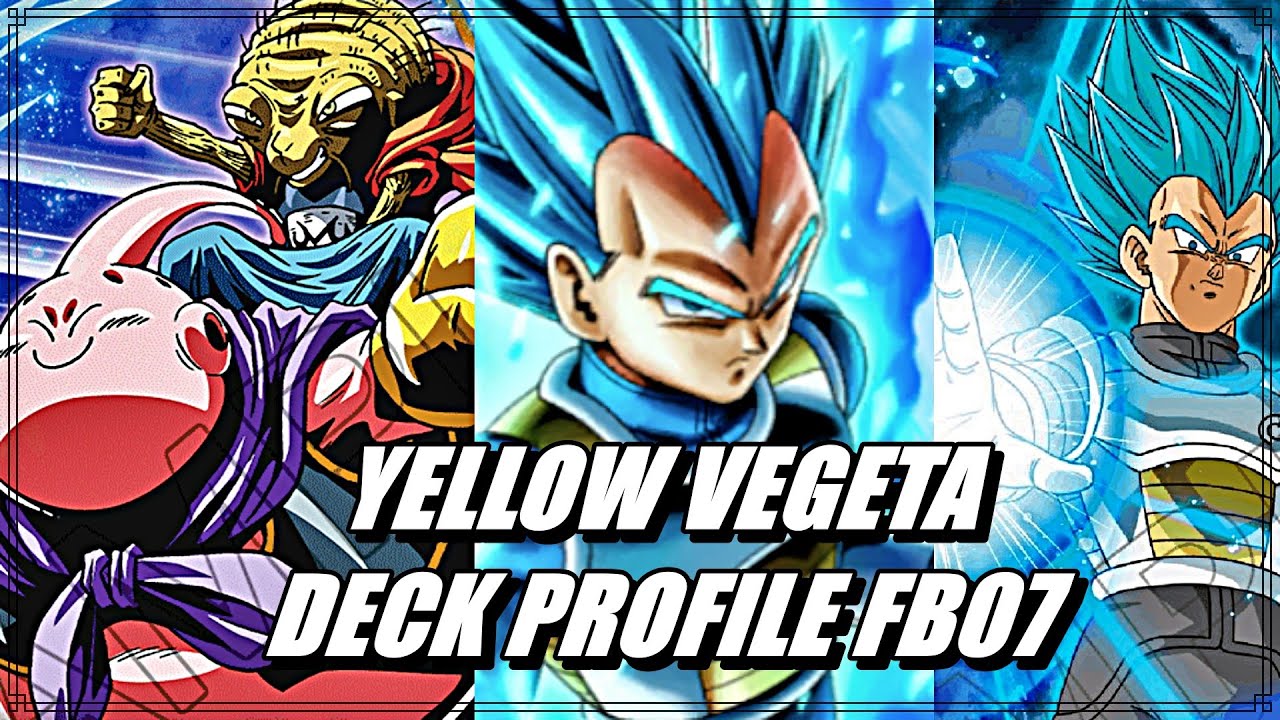 Dragonball Fusion world FB07 Yellow Vegeta deck profile - YouTube