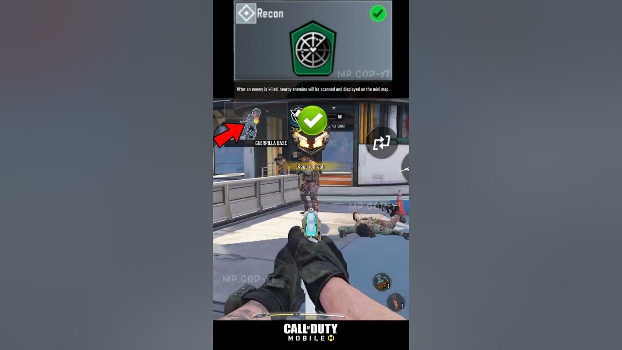 Recon Perk Tutorial Settings in CODM BR 💯🔥Codmobile🤕CODM Pro Setting #shorts #codmbr #codm #ff # ...