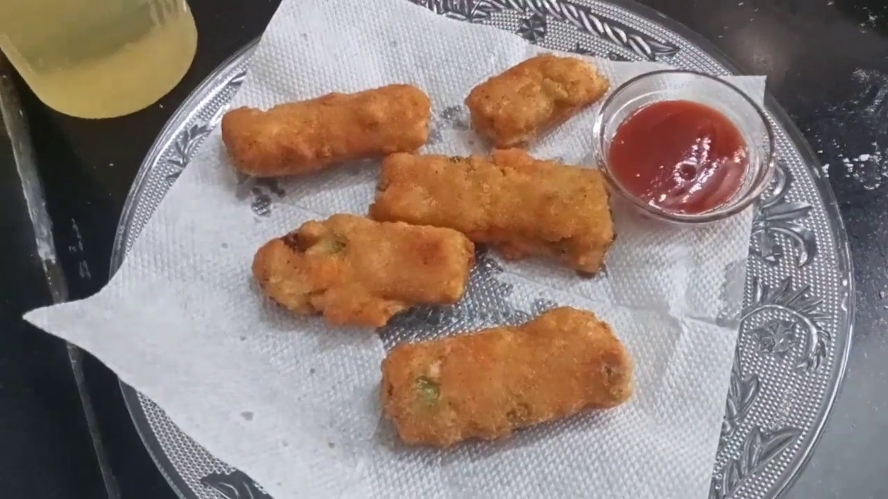 Alu Poha Stick Recipe - YouTube