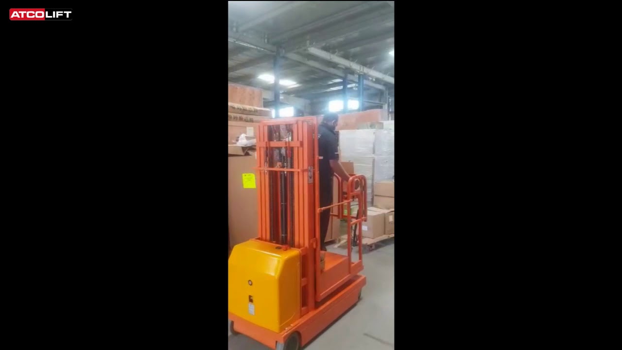 Self Propelled Order Picker - ATCOLIFT - YouTube