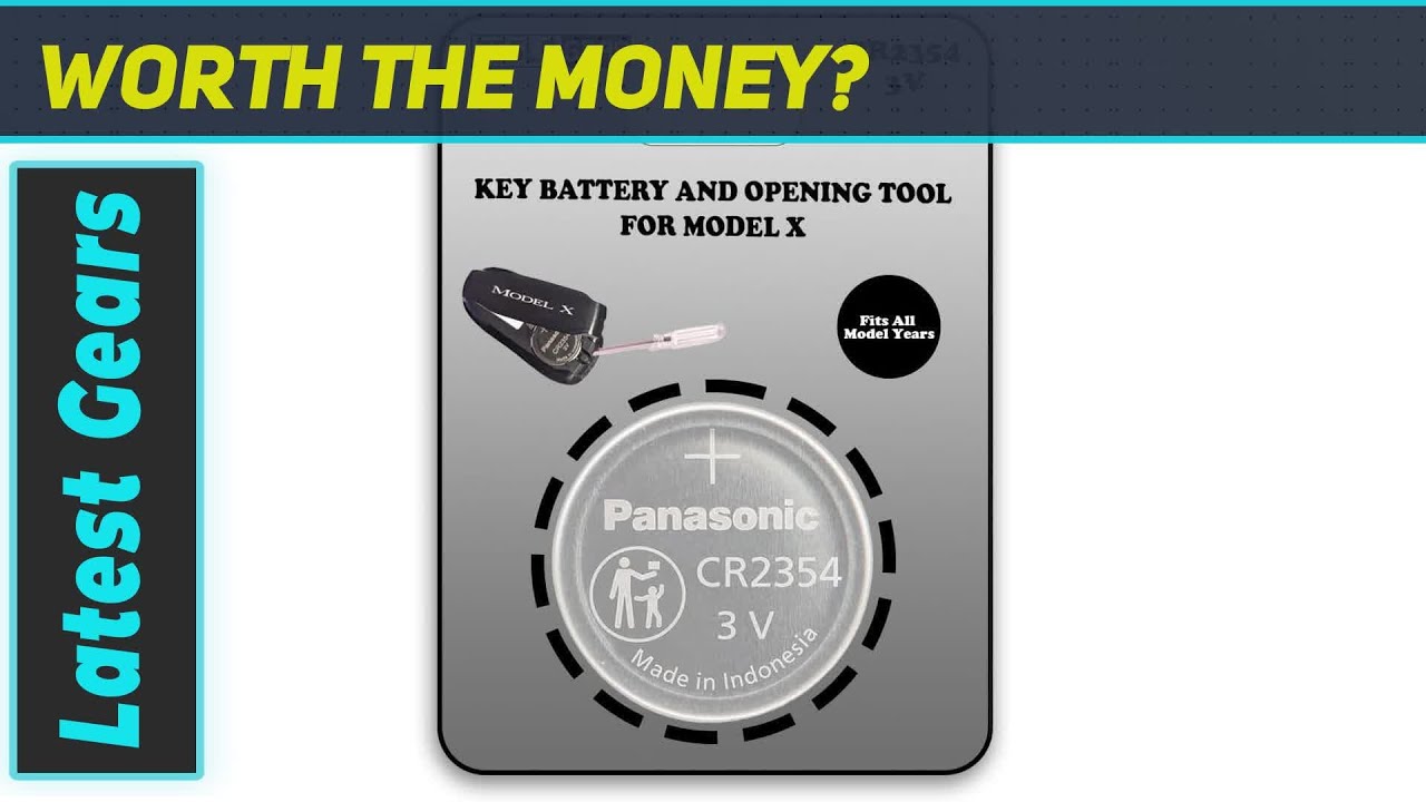 Tesla Model X Key Fob Battery Replacement Kit - Best DIY Solution for ...