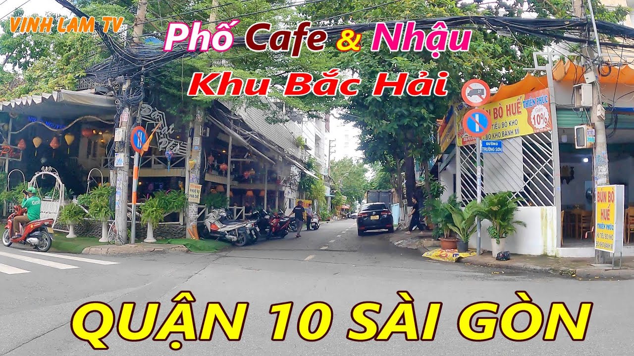 Trời chiều nhiều Quán Nhậu - Cafe Cư Xá Bắc Hải Quận 10 Sài Gòn - YouTube