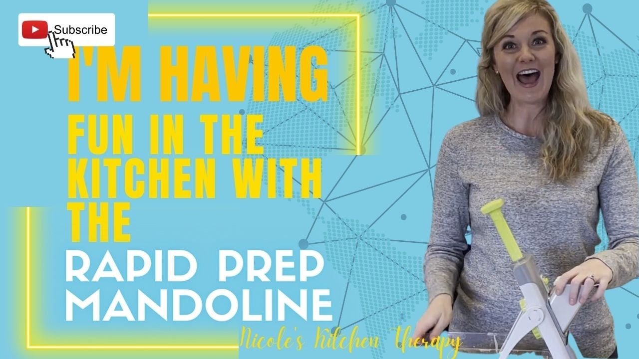 Rapid Prep Mandoline - YouTube