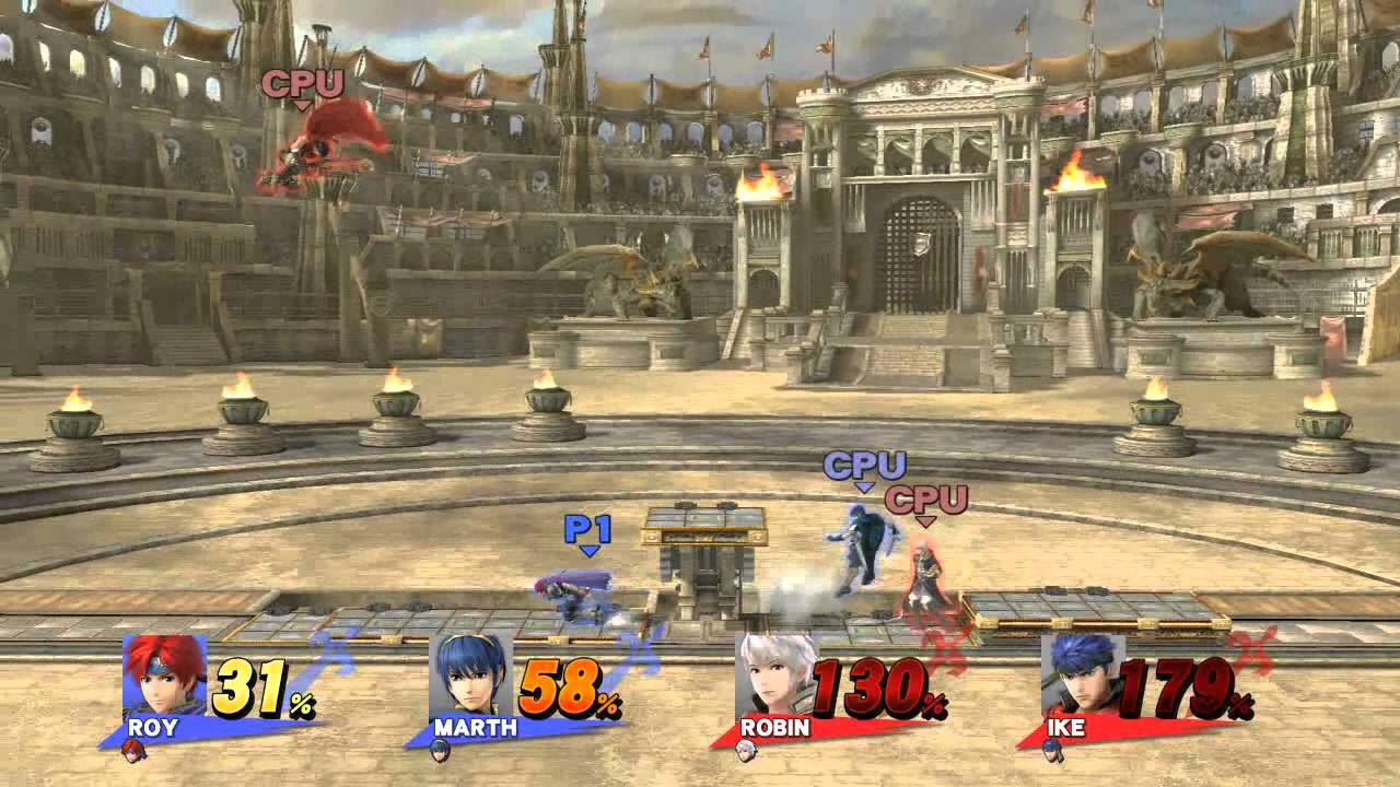 SSB Wii U - Roy and Marth Vs. Robin and Ike - YouTube