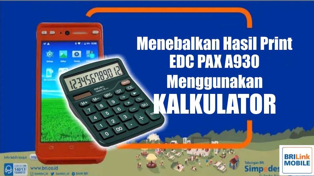 cara mudah menebalkan hasil print struk edc mpos pax a930 - YouTube