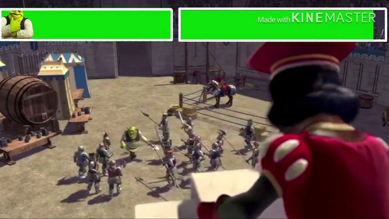 Shrek Vs Knights With Healthbars - YouTube