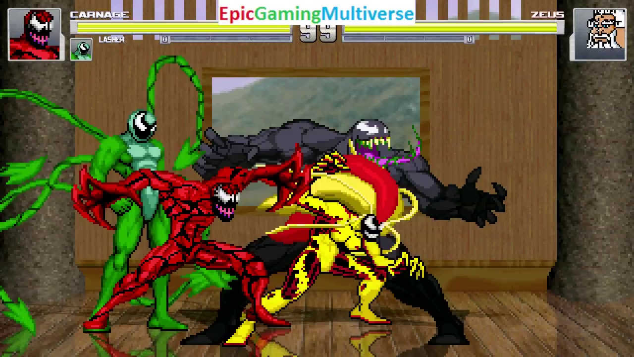 Symbiotes From Spider-Man Series (Venom, Carnage, Lasher, And Scream ...