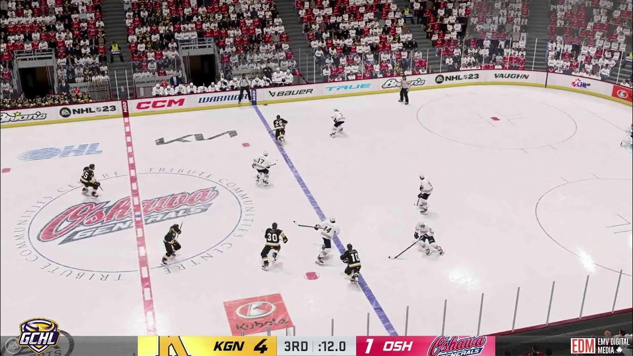 Kingston Frontenacs vs Oshawa Generals GCHL Junior GM Connected Hockey ...