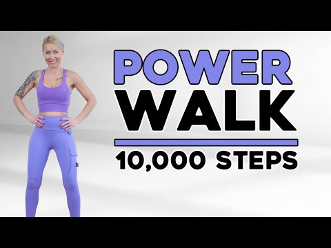 4 Mile Power Walk | At Home Workouts  | 10000 Steps | Walk at Home