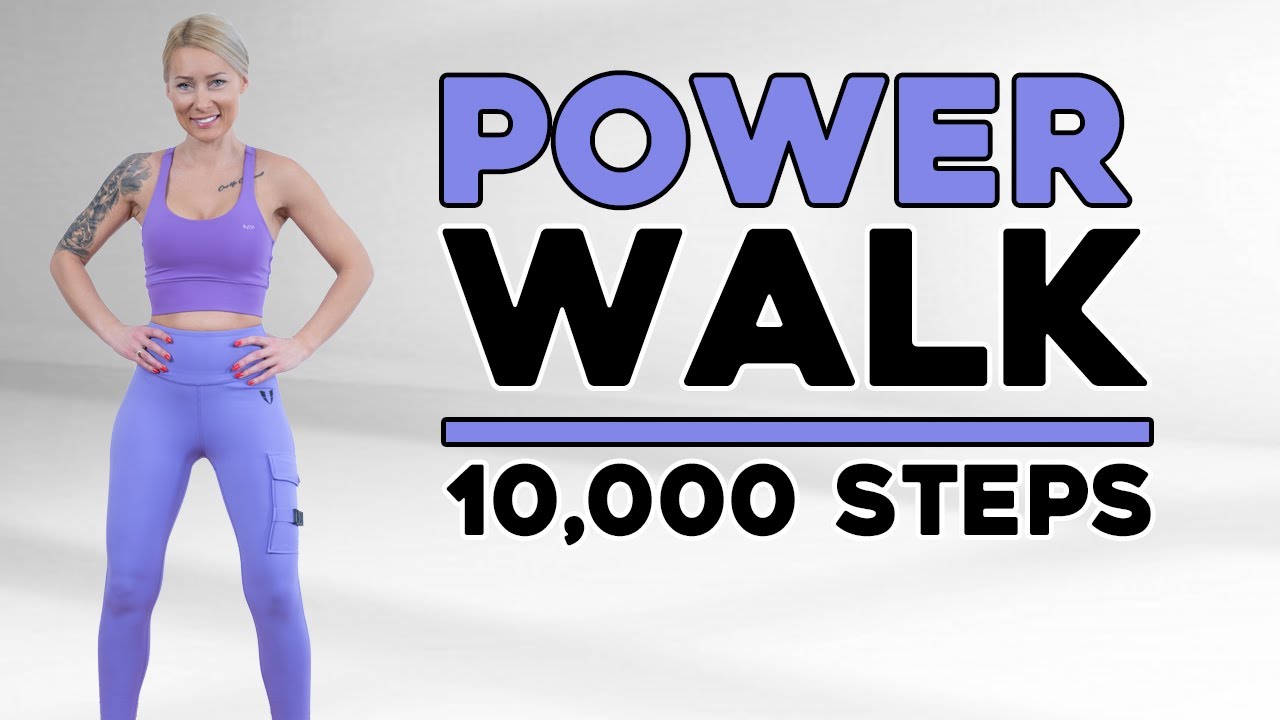 4 Mile Power Walk | At Home Workouts | 10000 Steps | Walk at Home - YouTube