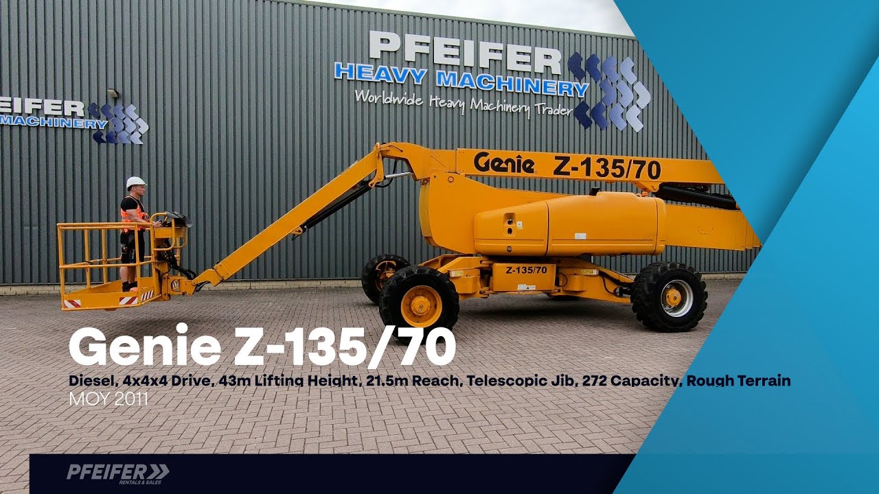 Genie Z135/70 2011 - YouTube