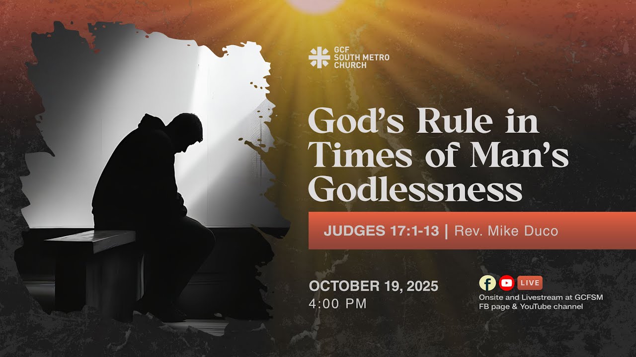 God's Rule in Times of Man's Godlessness - Rev. Mike Duco - YouTube