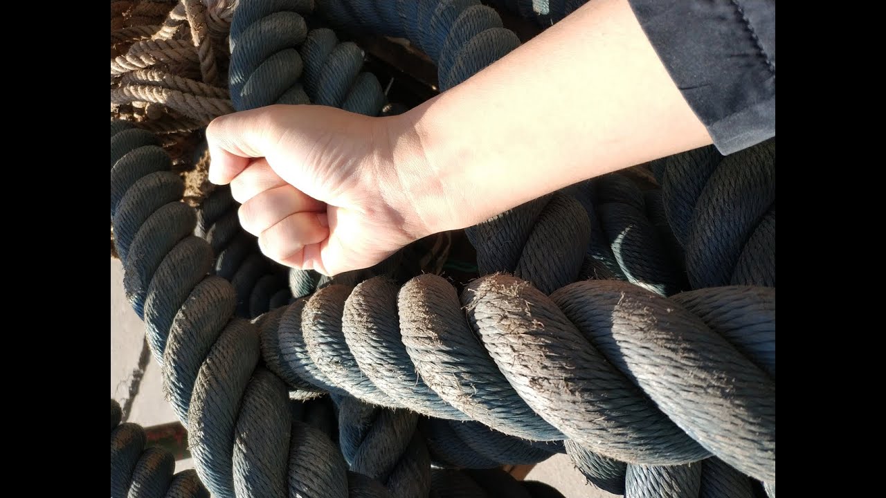 How to recycle this rope? Use our nylon rope shredder machine (the rope ...