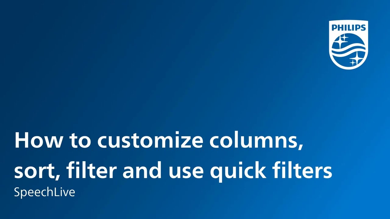 How To Customize Columns Sort Filter And Use Quick Filters In How To Customize Columns Sort Filter And Use Quick Filters In