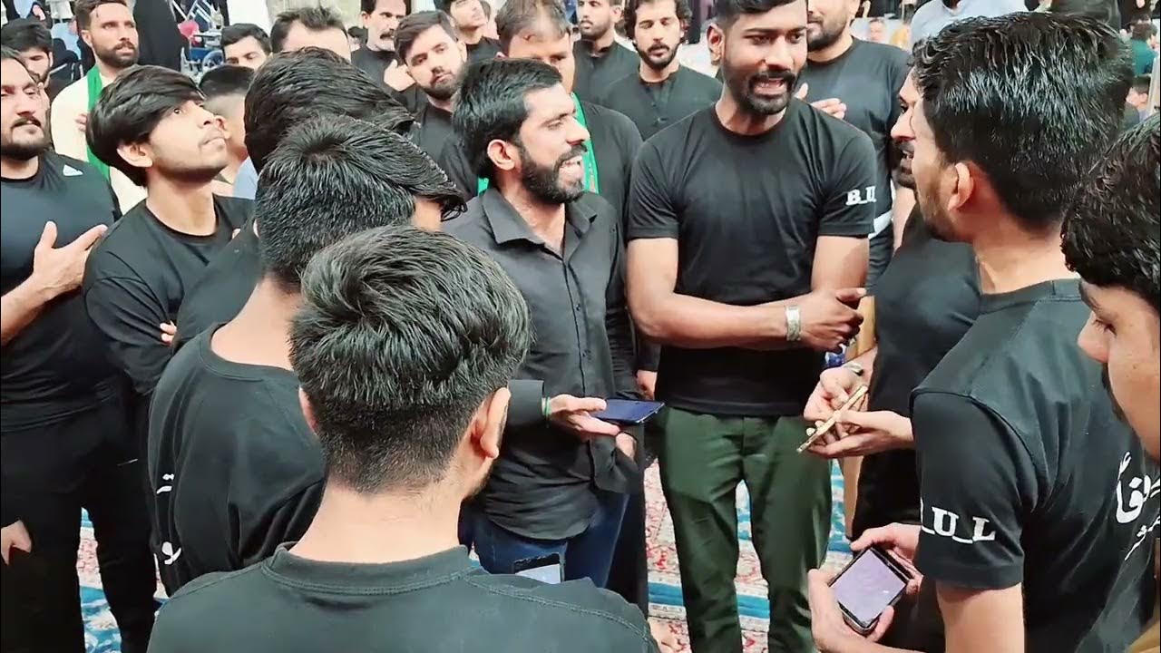 Shah K Azadar Abi Zinda Hai #azadarhussain125 #najaf ##matamdari - YouTube