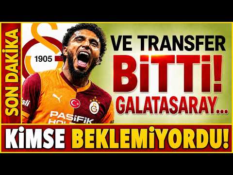 GALATASARAY DERİN BİR 'OH' ÇEKTİ! VE TRANSFER BİTTİ..