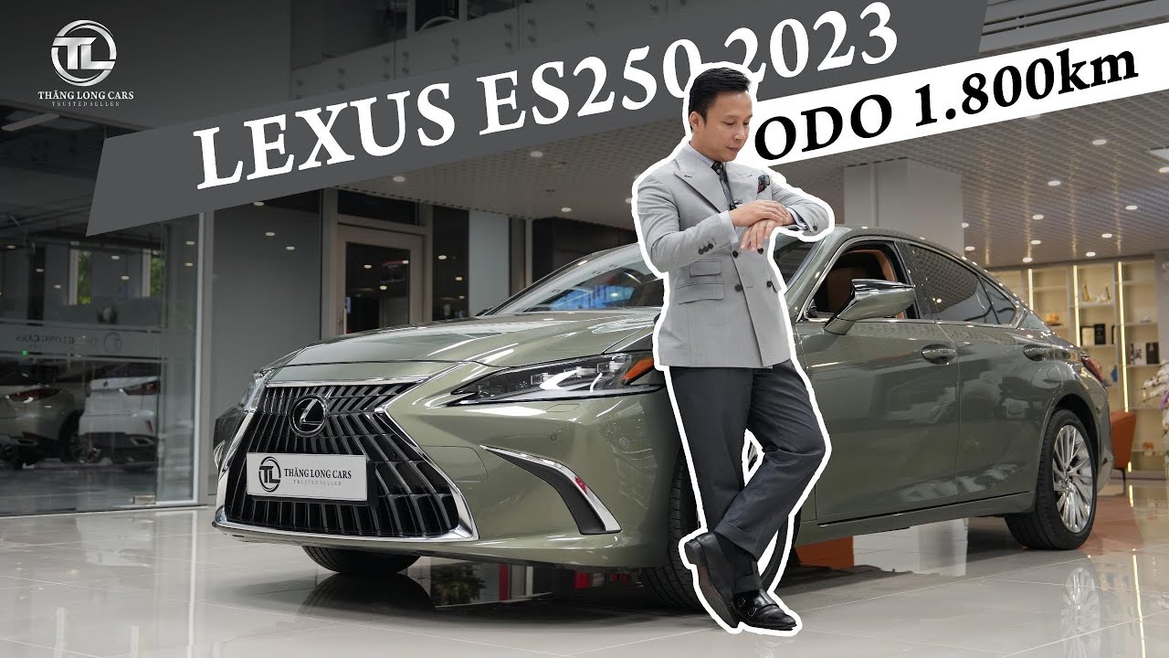 Review Lexus ES250 sản xuất 2023 siêu lướt đi 1.850km tại Thăng Long Cars | Lê Minh Thành - YouTube