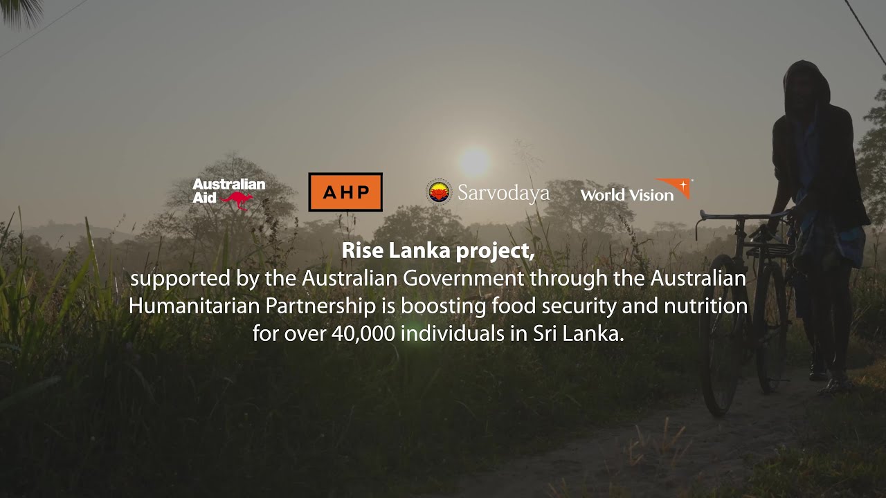 RISE Lanka project by Australian Humanitarian Partnership - YouTube