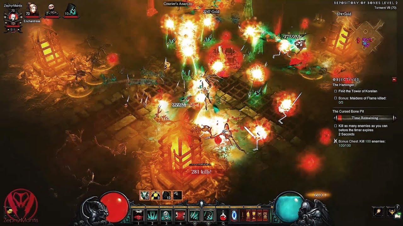 Diablo III PC Gameplay 1080p HD Max Settings YouTube