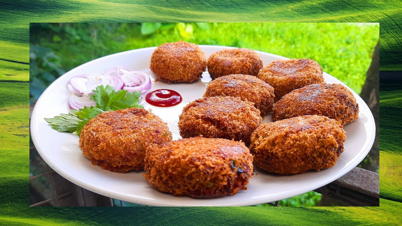 Soya Chunk Cutlet | Soy Cutlet | English | Sunsankitchen - YouTube
