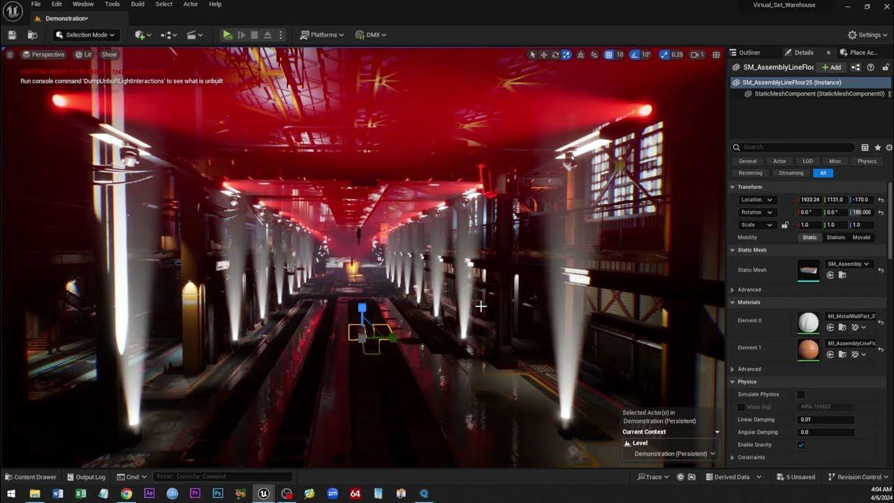 Making Of DMX Chamsys Unreal Engine - YouTube
