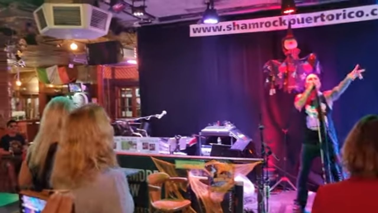 GRAN CANARIA - Thunderstruck in Puerto Rico Shamrock Bar Kelly Marlowe ...