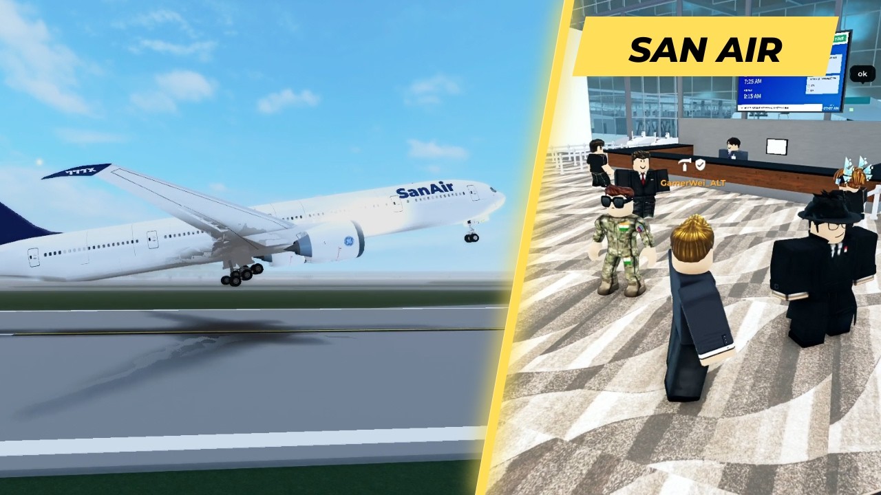 ROBLOX | SA616 - Changi 777X San Air Flight (Owner's POV) - YouTube