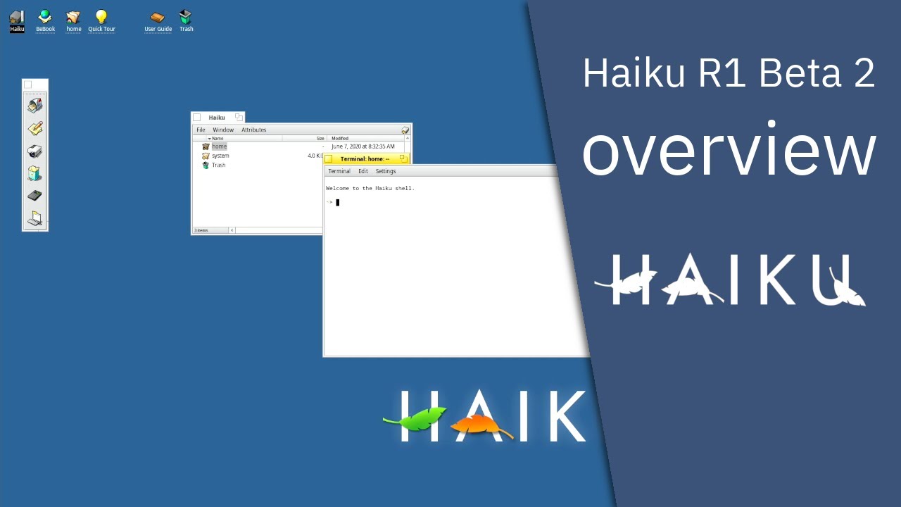 Haiku R1 Beta 2 overview | simple and efficient personal computing ...