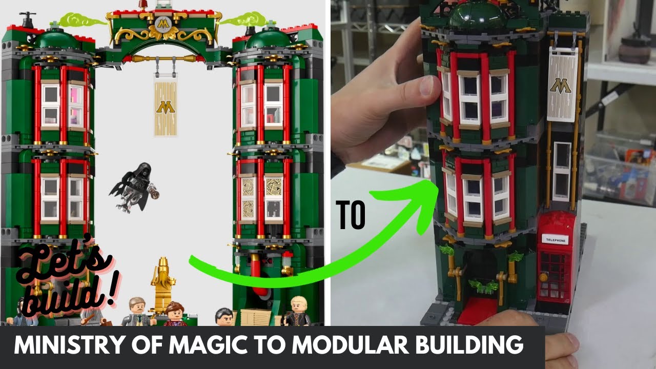 I made the LEGO Ministry of Magic into a Modular Building! - YouTube