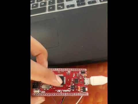 lpc2129 arm microcontroller LED blinking program - YouTube