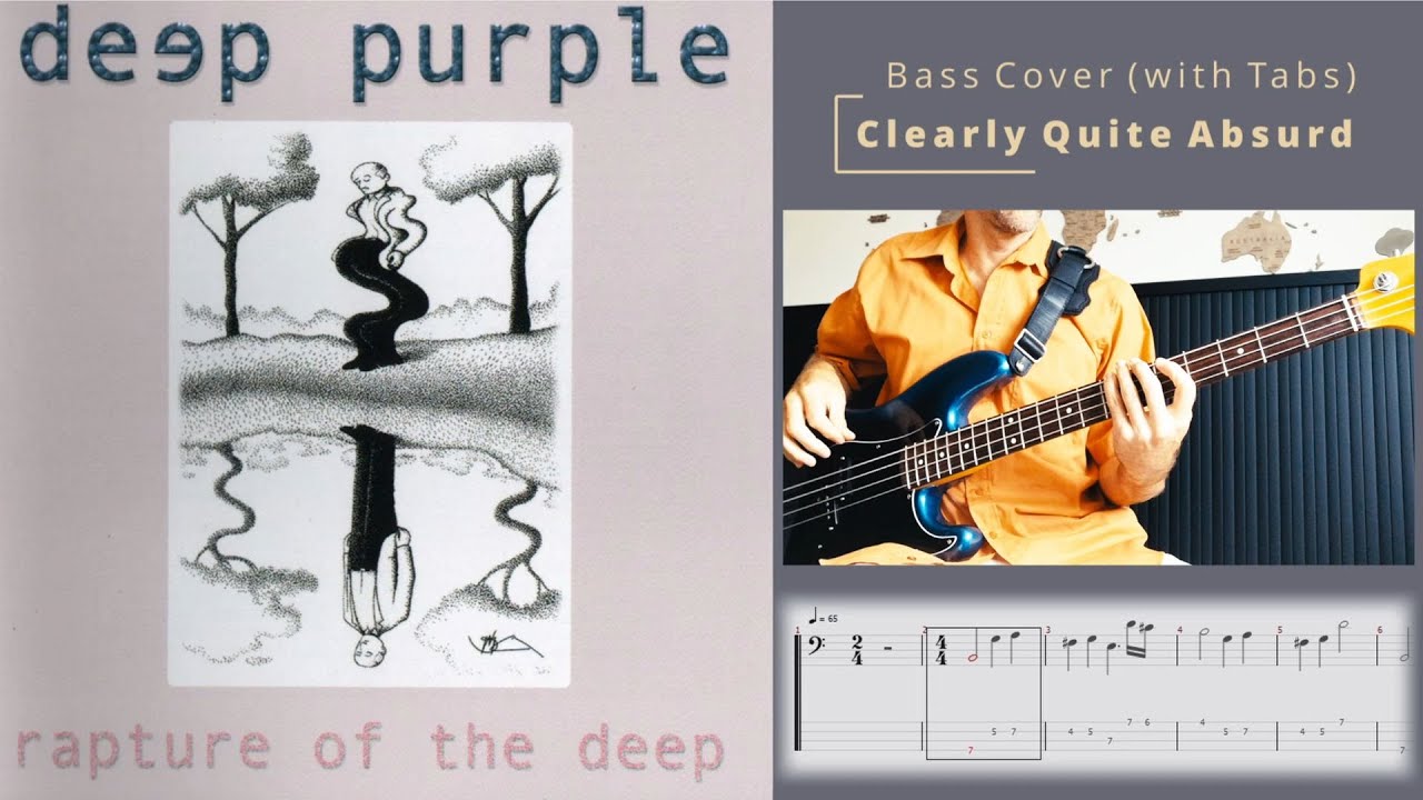 Deep Purple - Clearly Quite Absurd [Bass Cover] / with Bass Tabs - YouTube