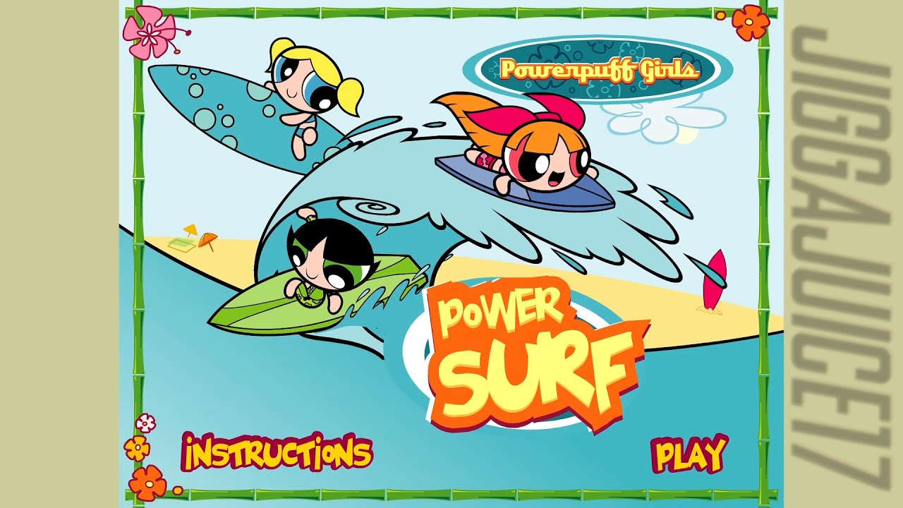 Powerpuff Girls: Power Surf Flash Game (No Commentary) - YouTube