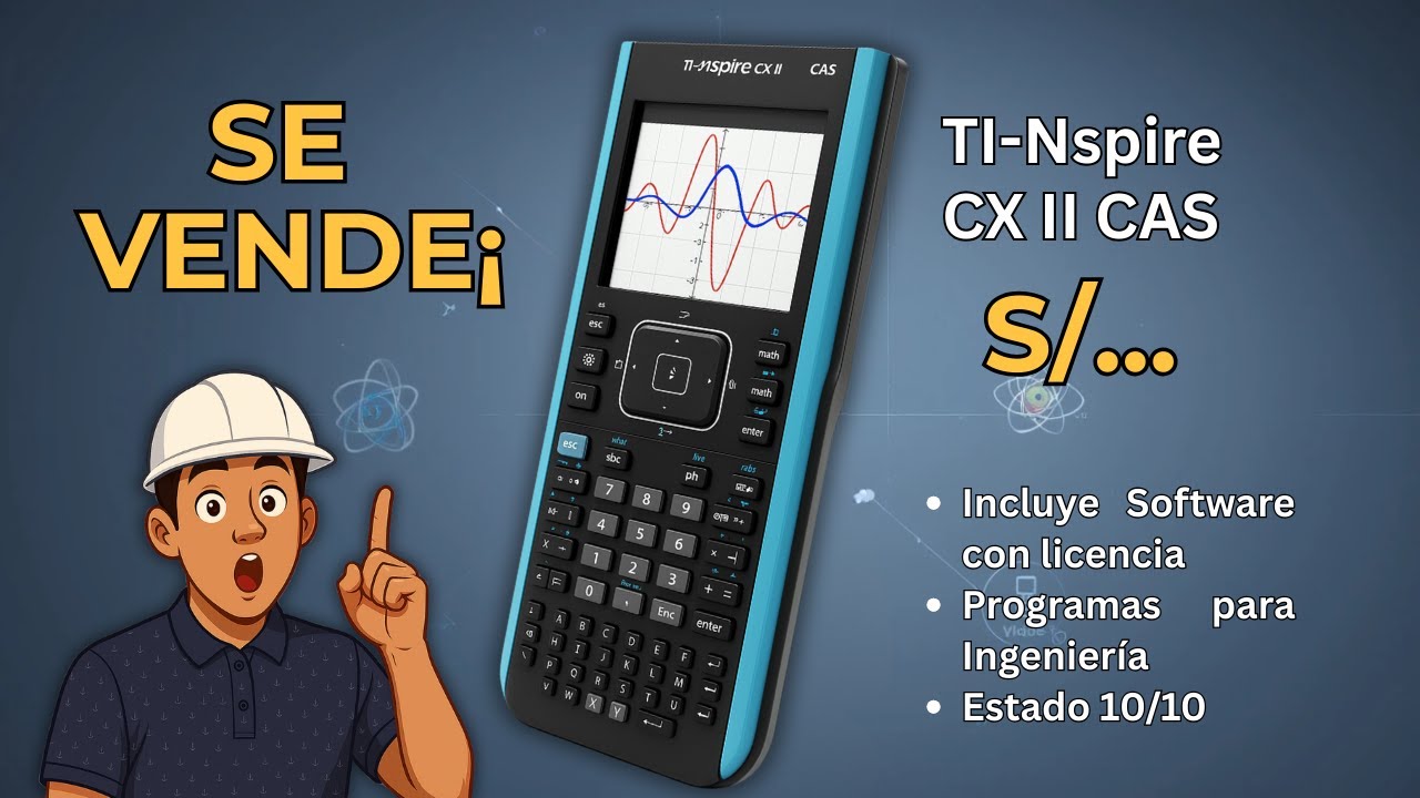 Calculadora TI nspire CX II CAS | VENTA. - YouTube