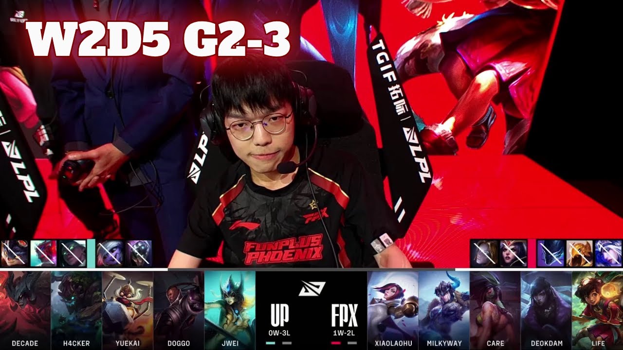 UP vs FPX - Game 3 | Week 2 Day 5 LPL Spring 2024 | Ultra Prime vs FunPlus Phoenix G3 - YouTube
