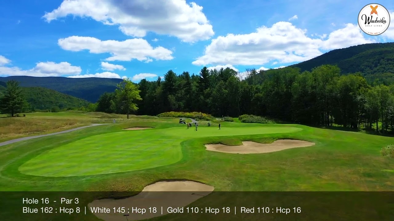 Waubeeka Golf Links Hole 16 - Par 3 - YouTube
