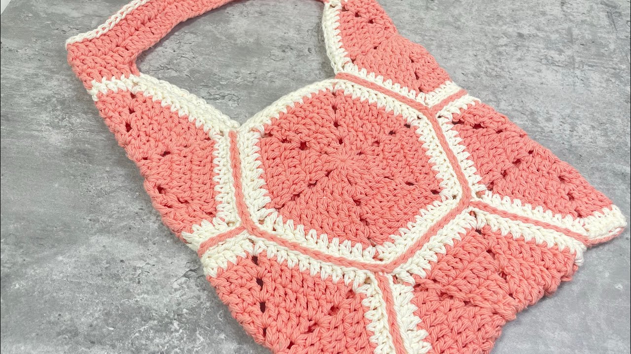 How to Crochet a Hexagon Bag| For Beginners - YouTube