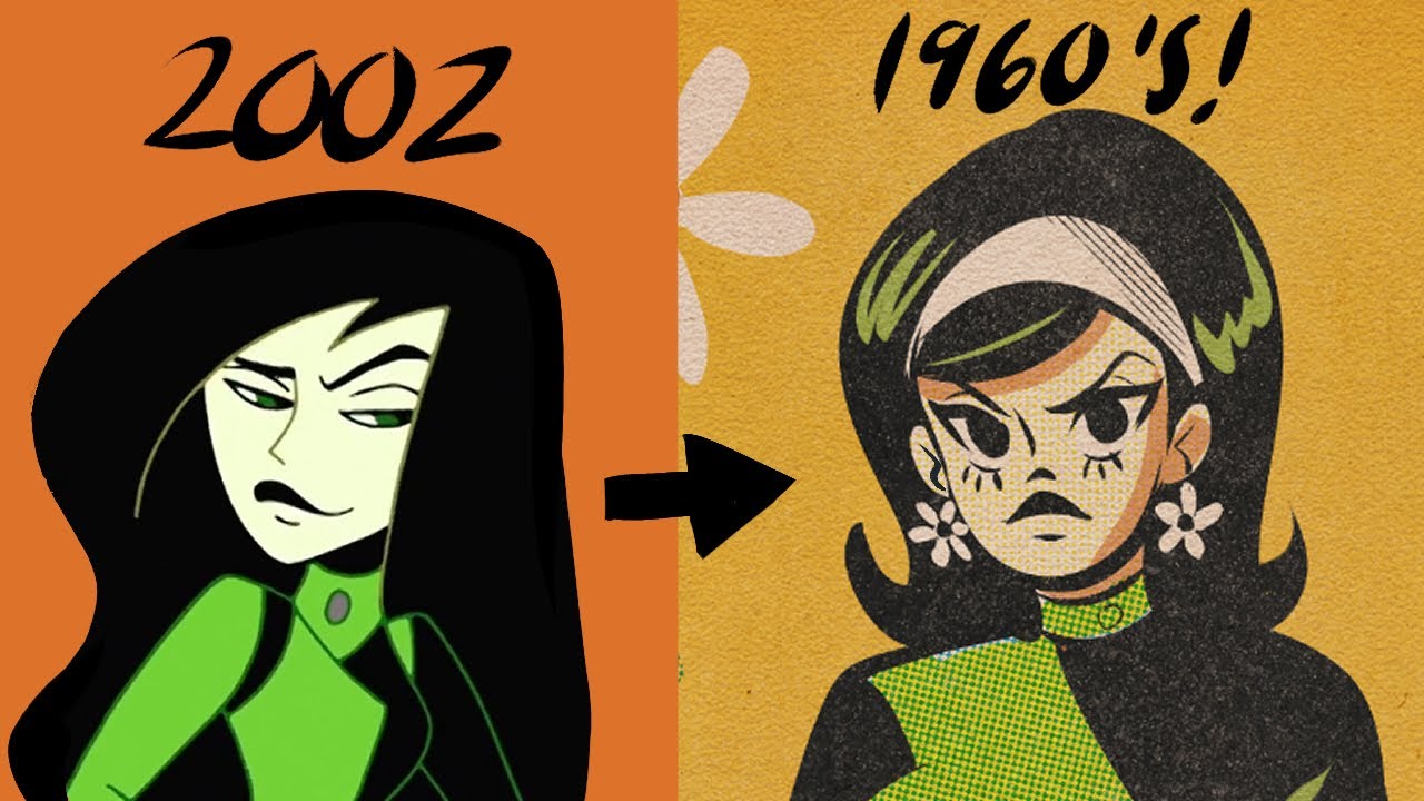 Jumping Decades | Drawing Shego in a 1960's Style! - YouTube