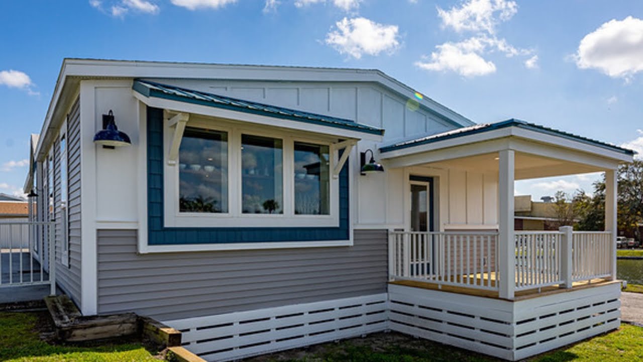 The Most Rustic Beautiful Creekside 30603A Park Model RV - YouTube